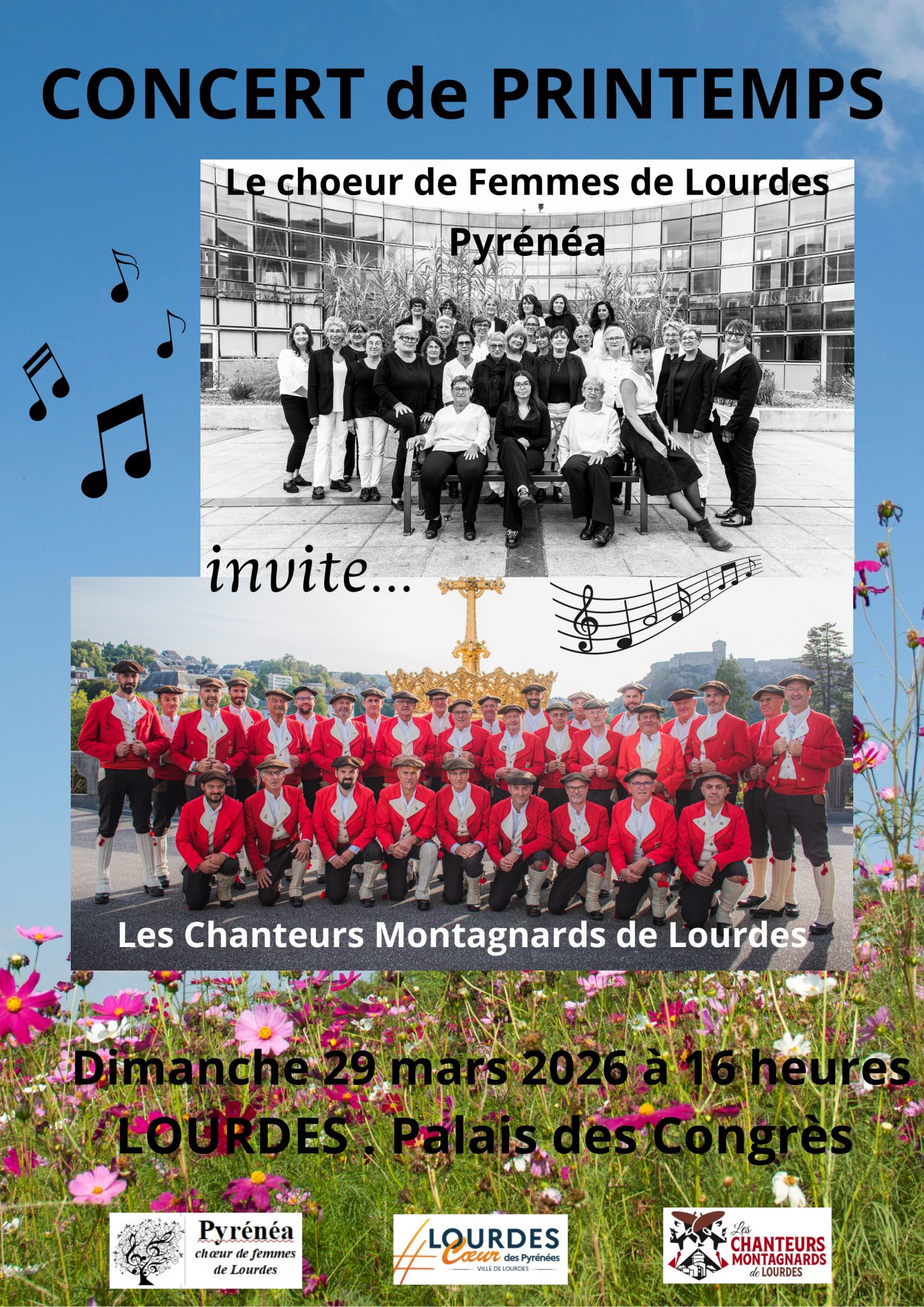 Concert de printemps avec le chœur de femmes Pyrénéa et les Chanteurs ...